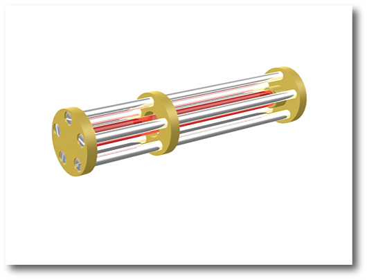 Synthetic Ruby Brooches